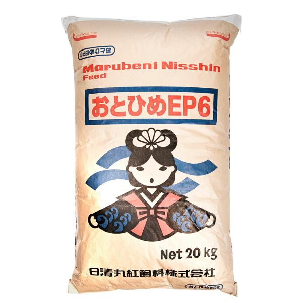 おとひめ　日清丸紅飼料　ＥＰ６　２０ｋｇ　アクアリウム用品　エサ　餌　フード　人工飼料　全魚種　総合食　熱帯魚　金魚　メダカ　日本産淡水魚　日淡　海水魚　稚魚　海産物　成長　育成　飼料　高タンパク　ご飯　ゴハン　hwmaterial　淡水海...