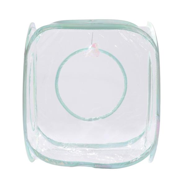 メーカー：猫壱 メーカー画像　猫用　おもちゃ　猫壱　キャットプレイキューブ　クリア　4582725983012　猫用　猫用品　猫　ねこ　キャット　玩具　おもちゃ　トイ　TOY　トンネル　ねこいち　カシャカシャ　ベッド　ハウス　カサカサ　ne...