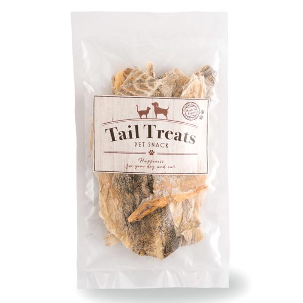 メーカー：テールトリーツ メーカー画像　Ｔａｉｌ　Ｔｒｅａｔｓ　北海道産 たら皮　１５ｇ　テールトリーツ　4589620623456　無添加　猫フード　犬フード　キャットフード　ドッグフード　_dog　_cat　seafood　テイルトリー...