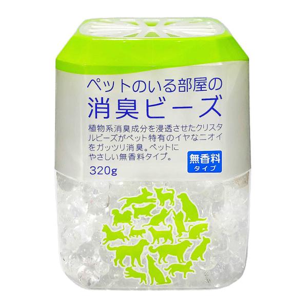 メーカー：ライオンケミカル メーカー画像　消臭　ペット　消臭剤　ペットのいる部屋の消臭ビーズ　無香料　３２０ｇ　ライオンケミカル　4900480226999　AG22699　犬　いぬ　イヌ　ドッグ　DOG　dog　猫　ねこ　ネコ　キャット　...