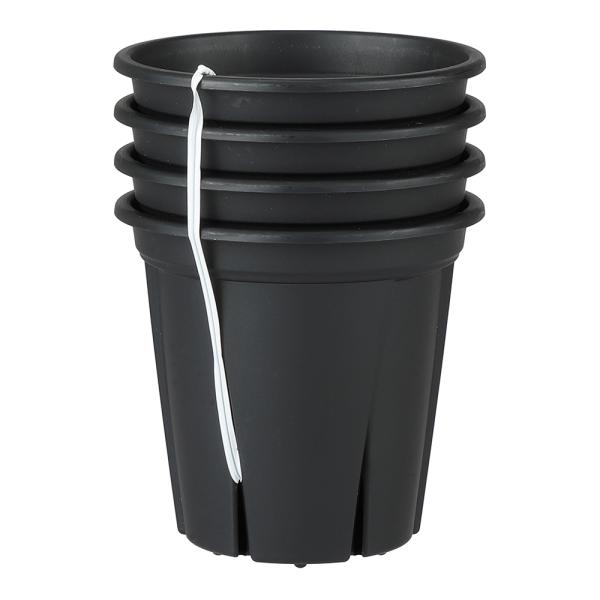 メーカー：アップルウェアー スリット鉢　植木鉢　鉢　ガーデニング用品　アップルウェアー　根っこつよし　３．５号　ブラック　4905980116818　20260205　y26ｍ02　mikari　ガーデニング　園芸　園芸用品　ポット　3.5...