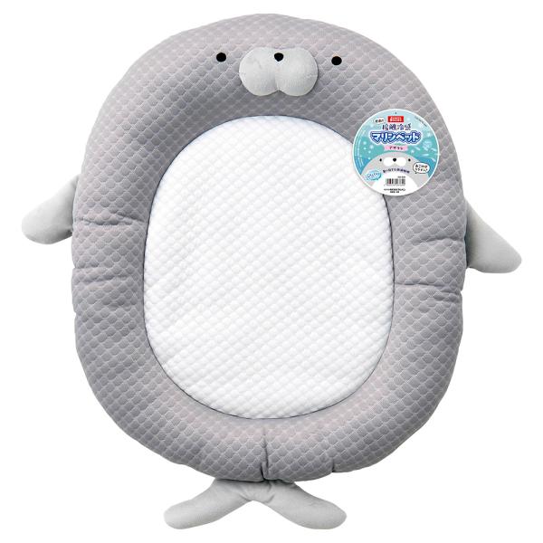 メーカー：マルカン マルカン　接触冷感マリンベッド　アザラシ　4906456587699　犬用品　犬　いぬ　dog　冷感素材　接触冷感　夏　暑さ　暑さ対策　保冷　保冷用品　ひんやり　冷たい　オールステージ　子犬　パピー　成犬　アダルト　シニ...