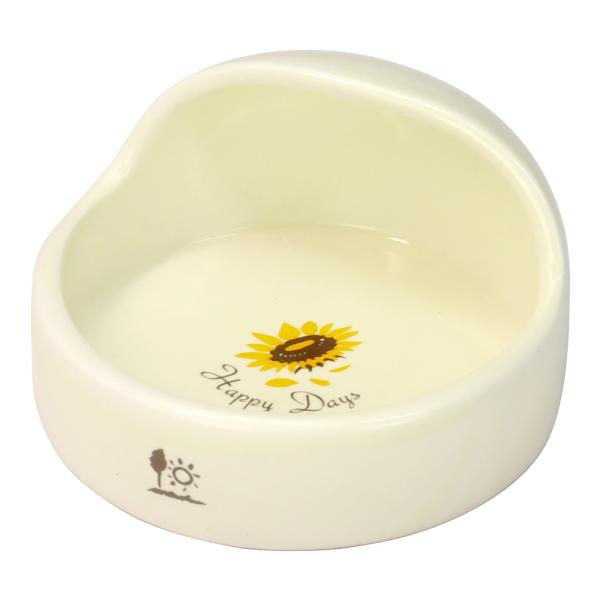 メーカー：三晃商会 y26m03　三晃商会　小動物のまいにち食器　ラウンドＭ　4976285106026　丸型　食器　小動物　餌皿　エサ皿　フードディッシュ　エサ台　飼育用品　陶器　カトラリー　デグー　ウサギ　モルモット　ハリネズミ　フェレ...