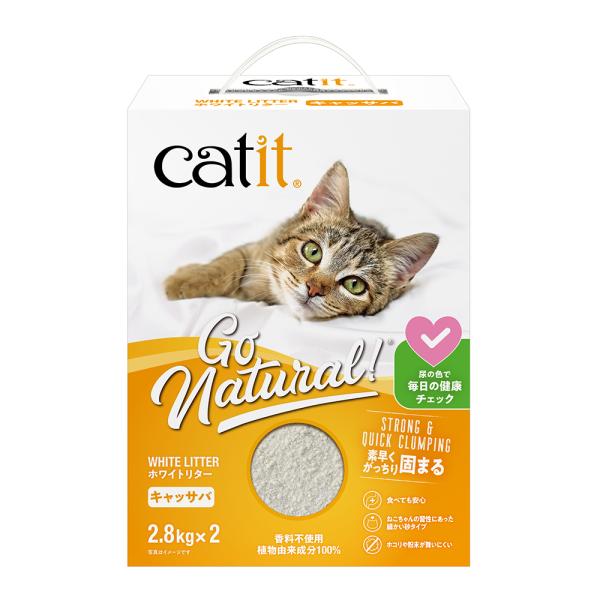 メーカー：ジェックス ＧＥＸ　Ｃａｔｉｔ　ホワイトリター　キャッサバ　５．６ｋｇ　猫砂　4972547929150　猫　ねこ　Cat　猫用品　トイレ　トイレ用品　ネコトイレ　トイレタリー　リター　木製　木　コーンスターチ　燃える　固まる　流...