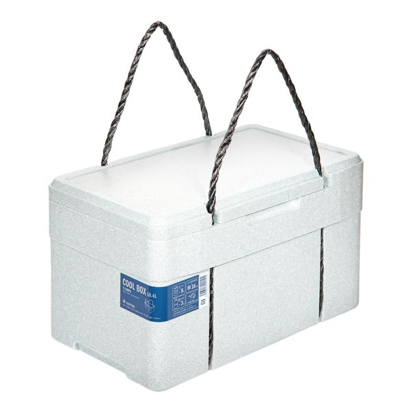 発泡箱　クールボックス　グレー　Ｗ３８×Ｄ２３×Ｈ１９ｃｍ　4546516001514　Ｔｉ−１００ＰＳ（ＧＹ）　クーラーボックス　発泡スチロール　保冷　発泡　お出かけ　旅行　釣り　軽量　採集　魚とり　虫取り　シンプル　灰色　国産　日本産　...
