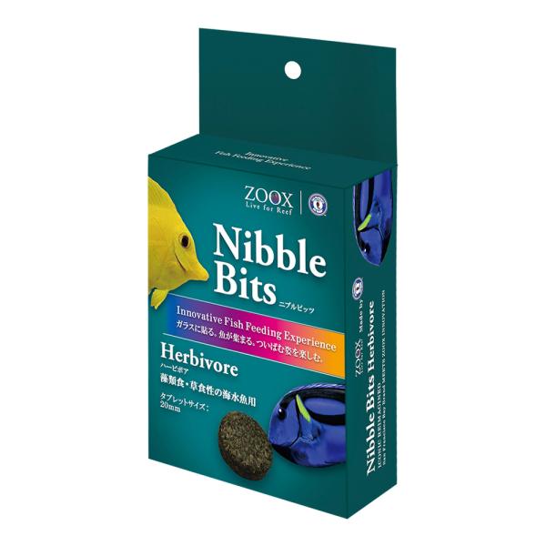 メーカー：ＺＯＯＸ frditem_hidden　ＺＯＯＸ　ニブルビッツ　ハービボア　２０ｍｍ　６０ｇ　海水魚　フード　アクア　アクアリウム　アクアリウム用品　アクア用品　海水　餌　えさ　ご飯　飼料　人工飼料　主食　タブレット　沈下　ソフト...
