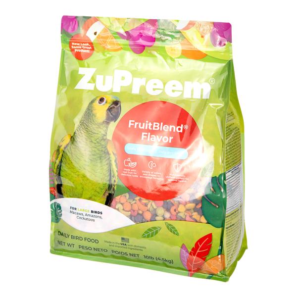 メーカー：ZuPreem ズプリーム　フルーツブレンド　Ｌ　ラージパロット用　約４．５ｋｇ　ＦｒｕｉｔＢｌｅｎｄＦｌａｖｏｒ　ｗｉｔｈ　ｎａｔｕｒａｌ　ｆｌａｖｏｒｓ　ＬａｒｇｅＢｉｒｄｓ　ZuPreem　0762177000459　トリ　...