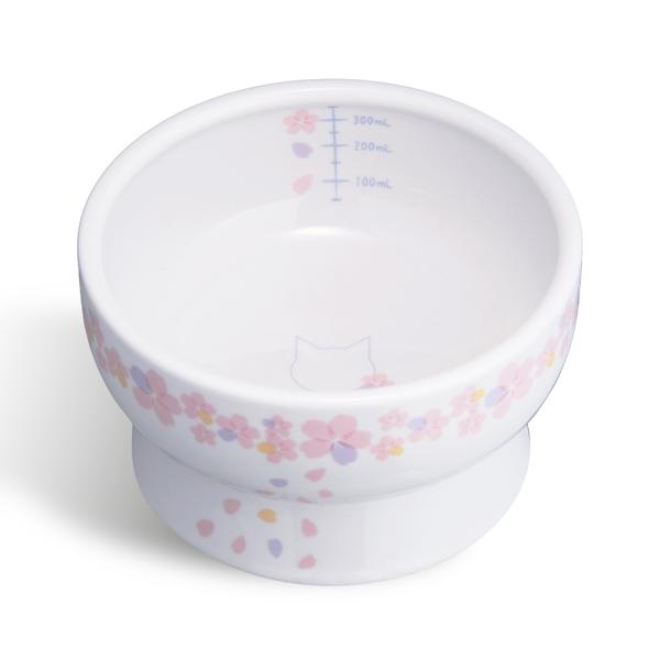 メーカー：猫壱 メーカー画像　食器　猫用　猫壱　脚付ウォーターボウル　レギュラー　ｓａｋｕｒａ２０２６　4582725983258　猫用品　用品　猫　ねこ　ネコ　ねこ用　ネコ用　キャット　cat　ウォーターボウル　ウォーターボール　給水器　...