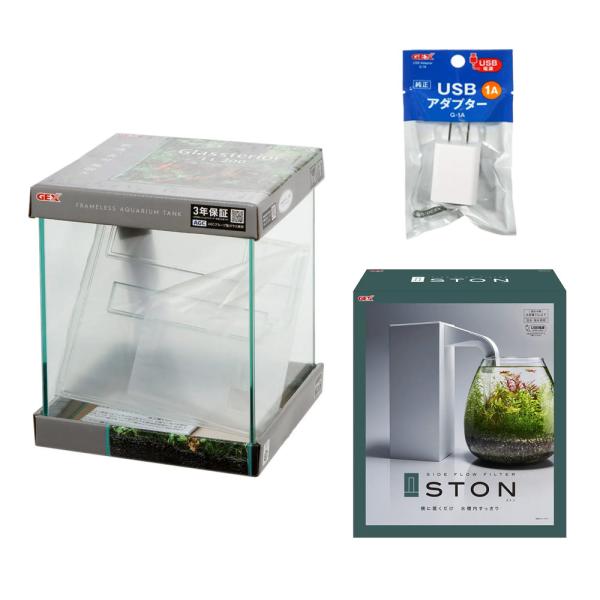 メーカー：ジェックス グラステリア　ＦＬ２００水槽　２０×２０×２５ｃｍ水槽　4972547043986　11941　アクアリウム用品　アクア用品　水槽　３０ｃｍ未満　ジェックス　器具　小型水槽　２０ｃｍ水槽　ガラス水槽　専用フタ付き　フレ...