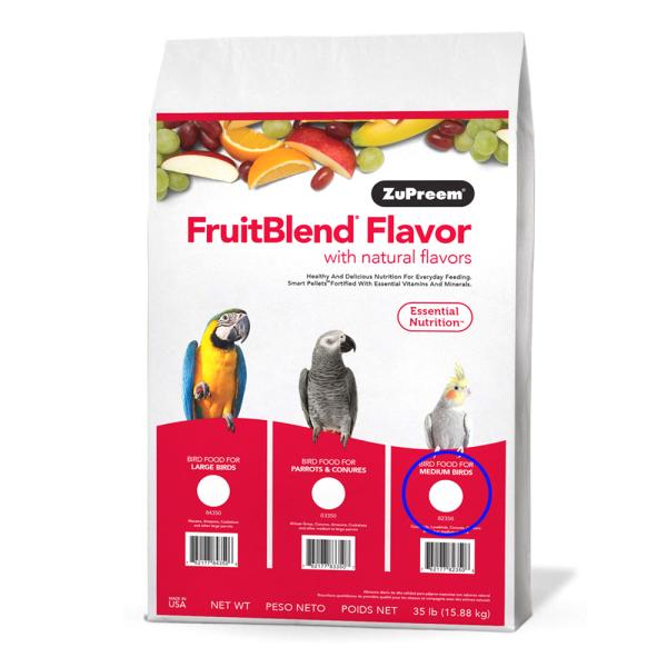 メーカー：ZuPreem 小動物　鳥　フード　Ｚｕｐｒｅｅｍ　ズプリーム　フルーツブレンド　Ｍ　オカメインコ用　（約１５．８ｋｇ）　0762177823508　_zupreem　size_unmeasure　餌　えさ　エサ　鳥の餌　ペレット...