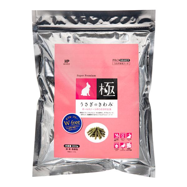 メーカー：ハイペット timosypretd　rfglutenfree　hipetrf　kiwami　ハイペット　うさぎのきわみ　３００ｇ　極み　極グルテンフリー　4977007081072　ＫＥＩＲＹＯＵ　小動物　鳥　ウサギ　兎　主食　総...