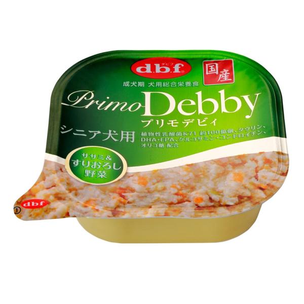 メーカー：デビフ _dog　デビフ　プリモデビィ　シニア犬用　ササミ&amp;すりおろし野菜　95g　4970501033264　犬　犬フード　ドッグフード　総合栄養食　ウェットフード　ウエットフード　高齢犬　シニア犬　鶏　ささみ　野菜　グ...
