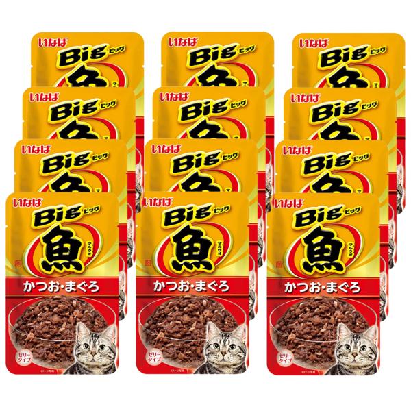 メーカー：いなば _neko　いなば　Ｂｉｇ　マルウオ　かつお・まぐろ　８０ｇ　4901133619816　TCR-31　マウルオ　キヤット　ウエット　キャットフード　ウェットフード　猫ごはん　猫フード　愛猫　魚　パウチ　レトルト　かつお　...