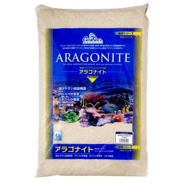 メーカー：カリブシー アラゴナイトサンドシリーズ　アラガマックスセレクト　３０ｌｂｓ　約１３．６ｋｇ　アクアリウム用品　sfset　人工海水・底床　海水　底砂　カリブシー　kaisuikigucaribsea　_aqua　kmwr_aqa_...