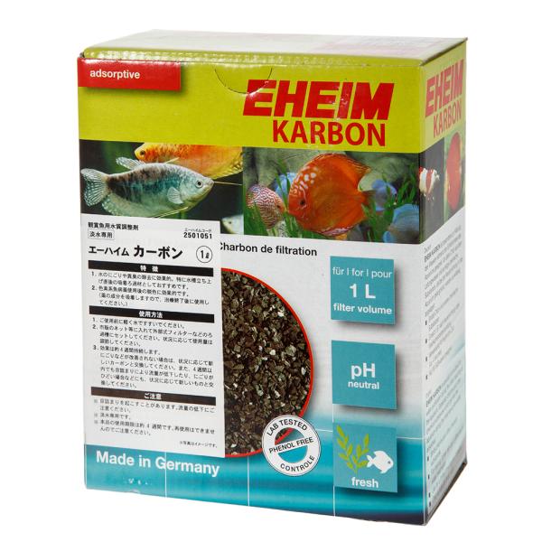 メーカー：ＥＨＥＩＭ アクアリウム用品　アクア用品　ろ材　ウールマット　活性炭／吸着ろ材　ＥＨＥＩＭ　エーハイムカーボン　１リットル　エーハイムろ材　器具　ろ材／活性炭／吸着剤　getsumatsu10　hybic22　eheim_roza...