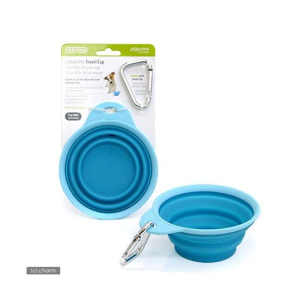 _neko　犬用品　犬　ドッグ　食器　小動物　鳥　小動物全般　小動物食器　ぺたんこボウル　ライトハウス　_dog　4562312010246　畳める　旅行　おでかけ　horei_dog_kyusui　poware_drink0209　opa...