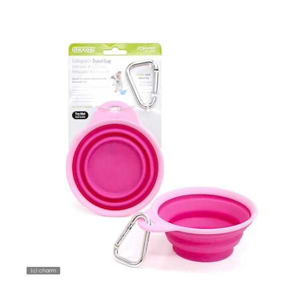 _neko　犬用品　犬　ドッグ　食器　ぺたんこボウル　ライトハウス　小動物　鳥　猫　_dog　4562312010253　畳める　旅行　おでかけ　horei_dog_kyusui　持ち運び　popware_1207　poware_drink...