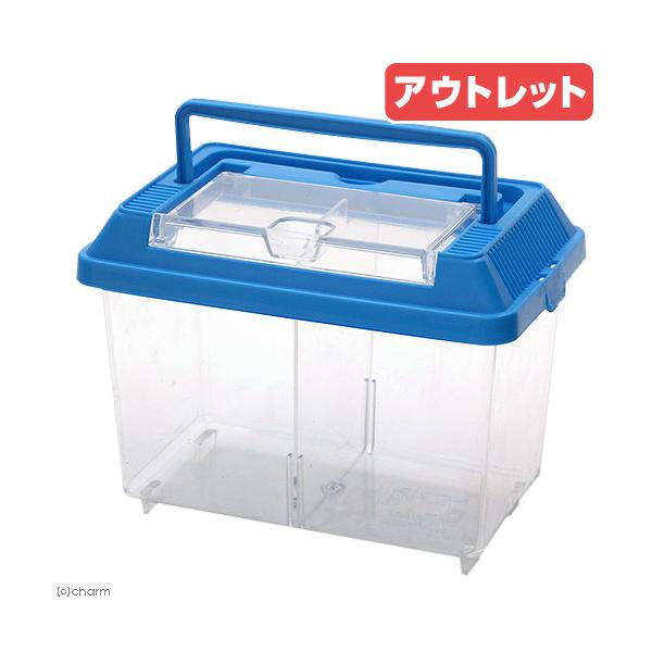 メーカー：鈴木製作所 鈴木製作所　プラケース　飼育容器　ミニ　青　１７５×１０５×１４０ｍｍ　仕切り付き　仕切り固定式　_aqua　金魚・メダカ　プラケース他　万能プラケース　鈴木プラケース　プラケース亀・爬虫類　仕切り付きプラケースアクア...