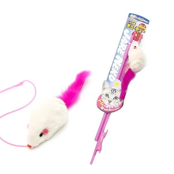 メーカー：ドギーマン 猫　猫用品　おもちゃ　じゃれ猫　猫じゃらし　ねこじゃらし　キャティーマン　チューチューロング　色おまかせ　jare1107　20101107　ＴＮ　cat_pd1115　_neko　jare1407　497655584...