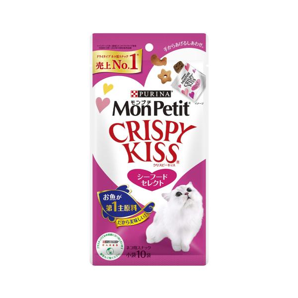 メーカー：ネスレ f7k_pu10_nsrcat　猫フード　おやつ　ビスケット　モンプチ　クリスピーキッス　20100921　DF　cat_dry　ネコちゃん　_Dryfood　_Seineko　S_Fish　hitokuti_catoya...