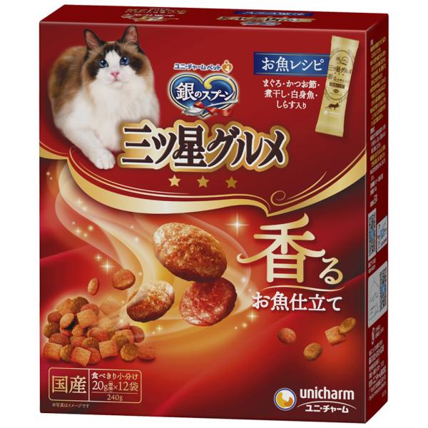 メーカー：ユニチャーム de20_unigpd　autoprice_off　猫フード　ドライフード　ユニ・チャーム　銀のスプーン　プレミアムグルメ　お魚レシピ　20100930　ＴＴ２　cat_dry　銀のスプーンプレミアム　_Dryfoo...