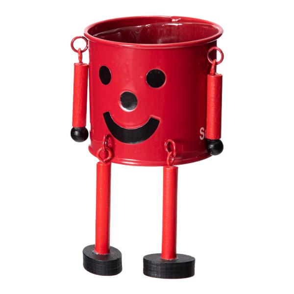 メーカー：ケーイーアイ 鉢カバー　鉢　植木鉢　ガーデニング用品　_gardening　ガーデニング　インテリア　園芸用品　置物　マスコット　ブリキマン　brikiman_S　ブリキマン1231　20101231　MI　burikiman_s...