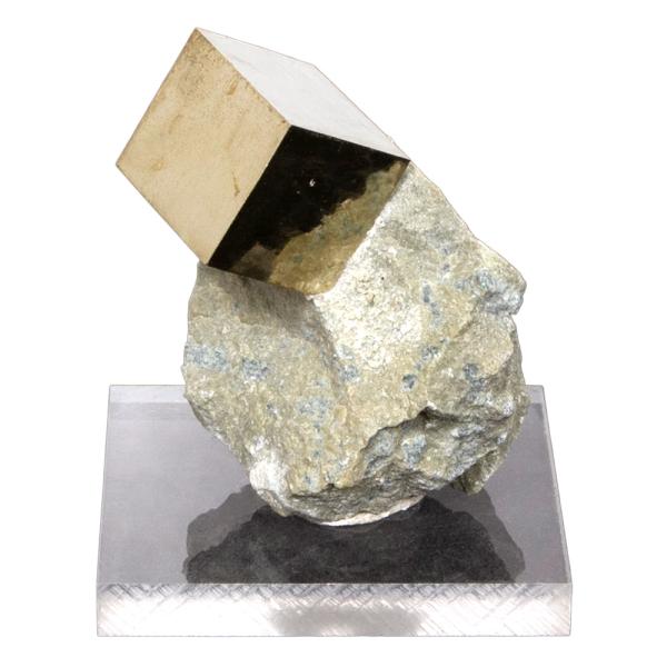 形状お任せ　スペイン産　母岩付き　パイライトキューブ（黄鉄鉱）　１個　2250008081329　石　レイアウト素材　レイアウト　素材　自然石　天然石　鉱物　鉱石　宝石　原石　sk0311_n　20251022　y25m10　ｋｓｚｋ