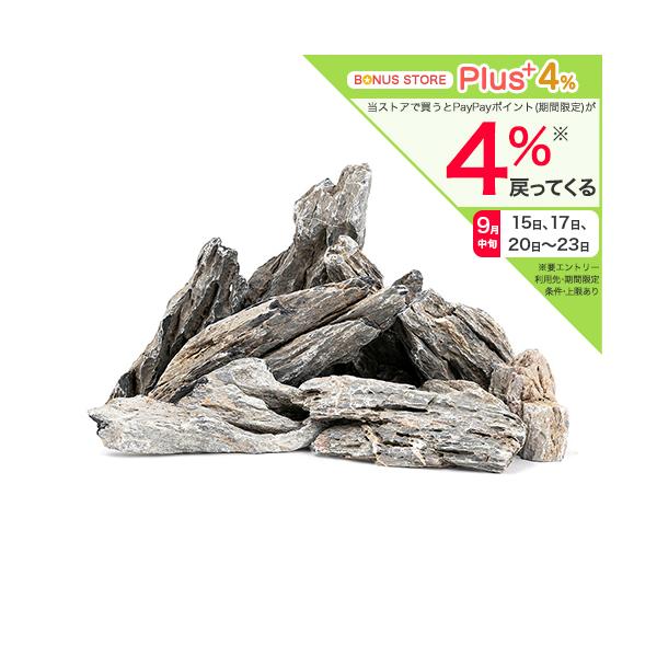 嶮朧石　３ｋｇ　５〜２０ｃｍ　３０ｃｍ水槽向け　形状お任せ　アクアリウム　レイアウト素材　2250008083590　アクアリウム用品　アクア用品　素材　レイアウト　石　岩　飾り石　天然石　天然岩　自然石　ロック　ストーン　レイアウトストー...