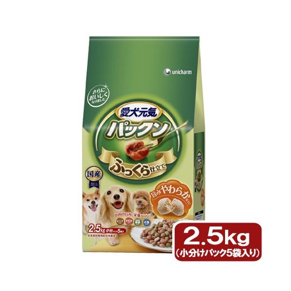 メーカー：ユニチャーム de20_uniai　犬フード　ドッグフード　餌　エサ　ごはん　ご飯　小分け　半生　ドライフード　ユニチャーム　ユニ・チャーム　ゲインズパックン　総合栄養食　国産　uni_gains_0617　20110617　NY...