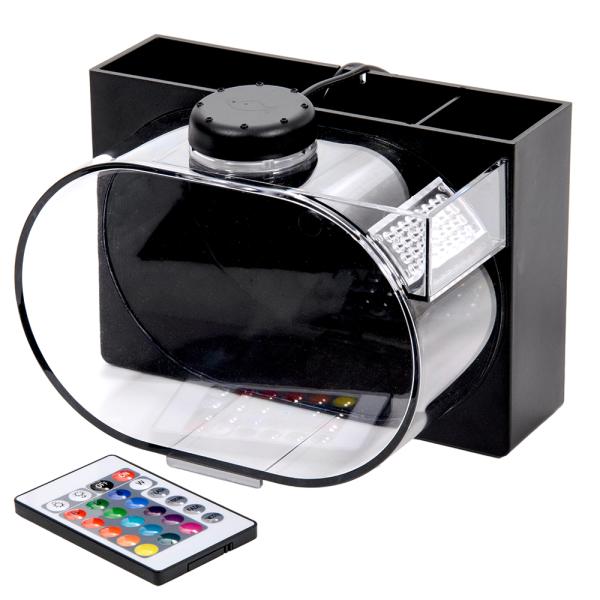 メーカー：(株)リーフ Leaf Corp 小型クラゲ水槽　ブラック　4582645942885　アクアリウム用品　アクア用品　水槽　水槽セット　フルセット　クラゲ水槽　くらげ水槽　クラゲ飼育　海水用品　ＬＥＤ　ポンプ　水中ポンプ　タコクラ...