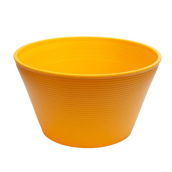 メーカー：(株)リーフ Leaf Corp 睡蓮鉢　メダカ鉢　金魚鉢　オレンジ　イエロー　黄色　橙　直径４４ｃｍ　高さ２５ｃｍ　軽量２ｋｇ、割れにくい、頑丈な厚み１．２ｃｍ　4582645944384　スイレン　elm01　睡蓮　栽培　育て...