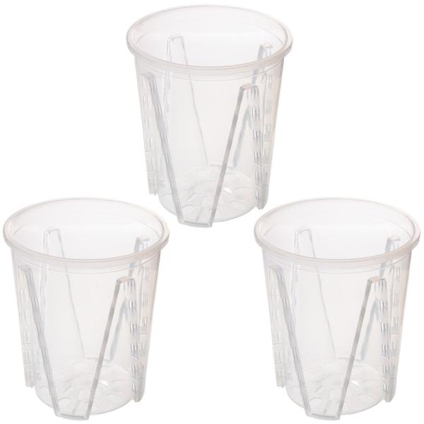 メーカー：(株)リーフ Leaf Corp 根が見える透明鉢　直径１４ｃｍ　4582645945701　ガーデニング　園芸用品　鉢　ポット　透明　スリット　植木鉢　植え替え　観葉植物　クリア　半透明　プラスチック　多肉植物　サボテン　アガベ...