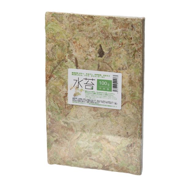 メーカー：(株)リーフ Leaf Corp 水苔　中国産　１００ｇ　4582645945763　ガーデニング用品　園芸用品　ミズゴケ　用土　爬虫類　両生類　敷材　マット　床材　苔玉　マルチング　レイアウト　レイアウト素材　テラリウム　ビカク...