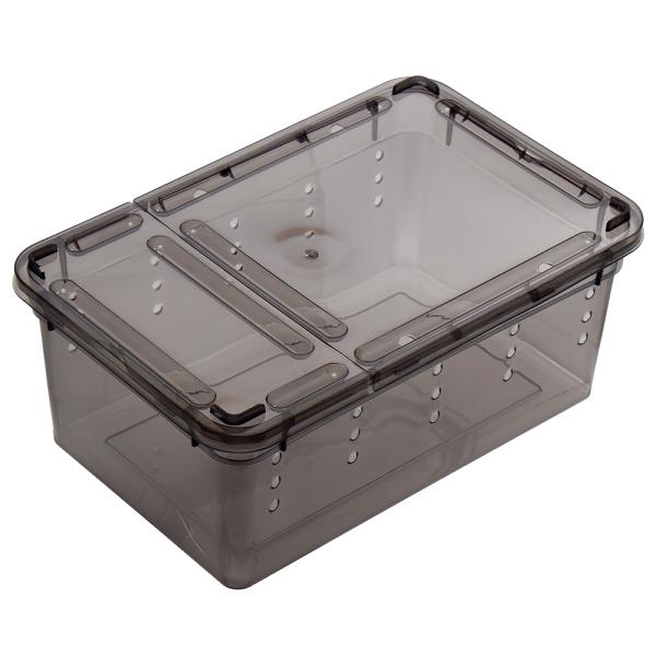 メーカー：(株)リーフ Leaf Corp 爬虫類ケージ　ブリードボックス　Ｓサイズ　ブラック　１９×１２．５×７．５ｃｍ　4582645946685　爬虫類　ケージ　亀　爬虫類　両生類　飼育ケース　昆虫用品　小型種　クワガタムシ　くわがた...