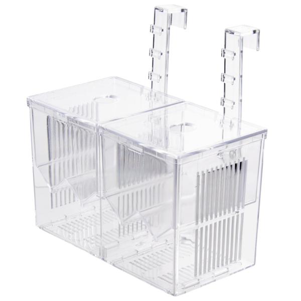 メーカー：(株)リーフ Leaf Corp 隔離ボックス　２部屋タイプ　産卵　繁殖　4582645947682　アクアリウム用品　アクア用品　隔離ボックス　ブリードボックス　産卵　出産　繁殖　ブリード　グッピー　モーリー　ソードテール　hw...