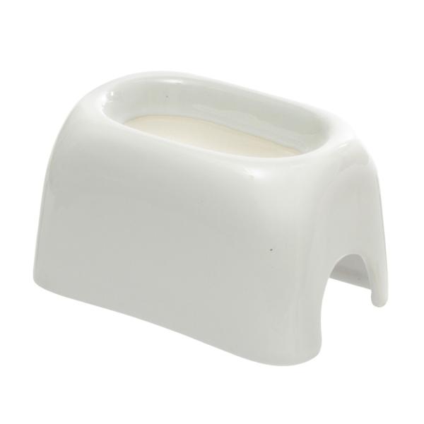 メーカー：(株)リーフ Leaf Corp reveiwcouponleafrep　掃除しやすいウェットシェルター　ホワイト　4582645948719　爬虫類　両生類　レイアウト用品　シェルター　陶器　ウェットシェルター　レオパ　ヒョウモ...