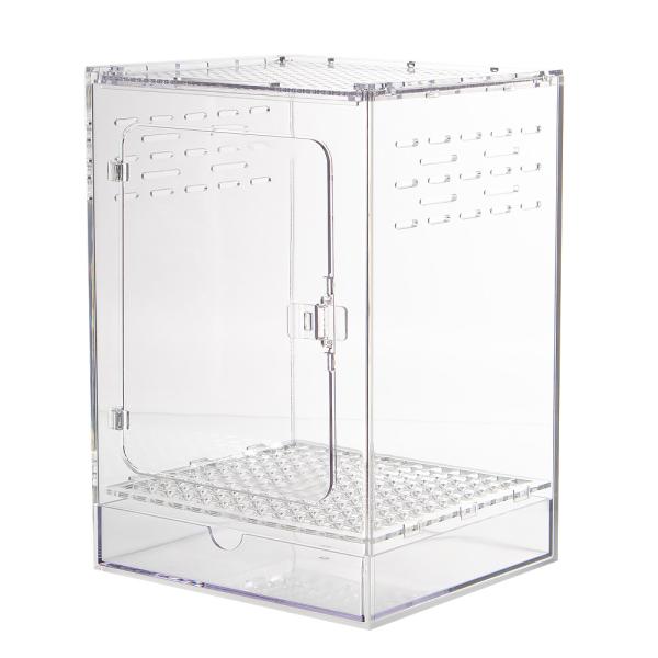 メーカー：(株)リーフ Leaf Corp 爬虫類ケージ　ポリカーボネイト製　クリアケージ　２０×２０×３０．５ｃｍ　4582645950118　ｋｓｚｋ　hw1fnslist　爬虫類　両生類　飼育ケージ　ケース　アクリルケージ　クリア　透...