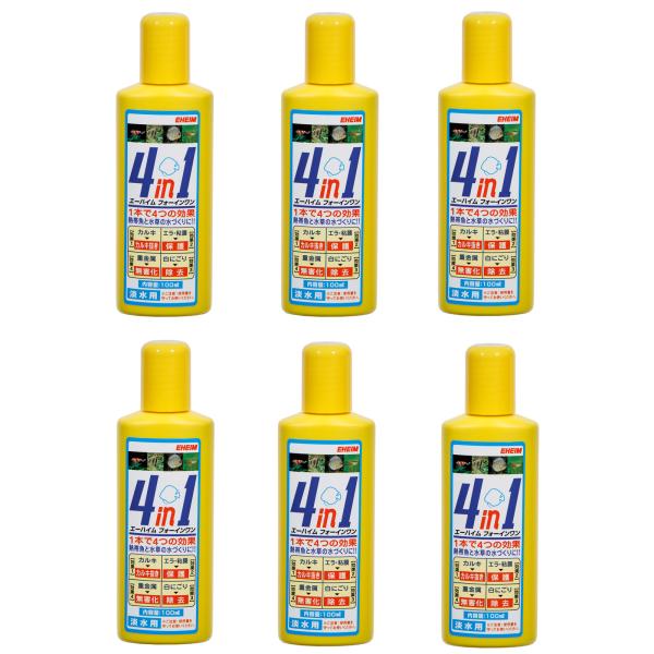 メーカー：ＥＨＥＩＭ アクアリウム用品　アクア用品　調整剤　バクテリア　複合タイプ　ＥＨＥＩＭ　箱売り　エーハイム　４ｉｎ１　４イン１　フォーインワン　１００ｍｌ　６本　器具　20110519　ＴＴ２　_aqua　hako_aqa1402　...