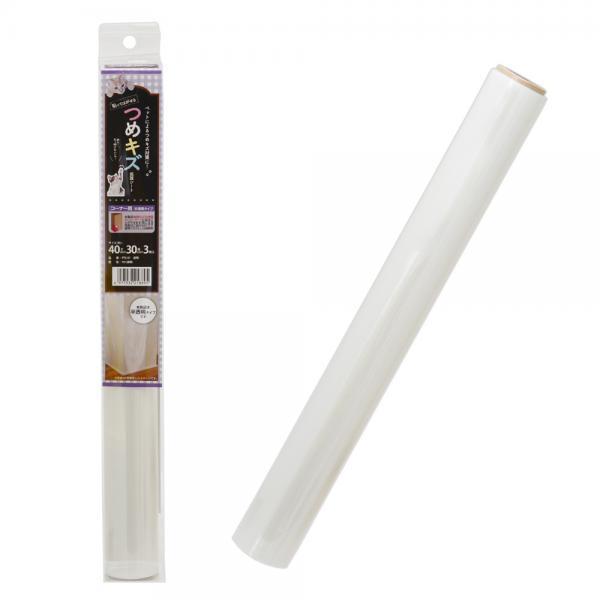 _dog　_neko　nych　20180304　4977932218895　PTS-01　CL　明和グラビア株式会社　明和グラビア　ツメ傷保護シート　吸着タイプ　クリア　４０×３０ｃｍ　３枚入り　猫　犬　爪とぎ　防止シート　ふすま　猫用品...