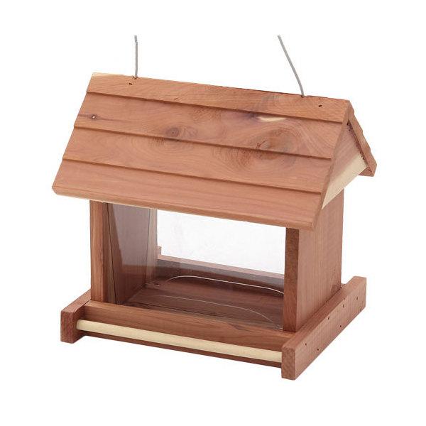 メーカー：ペッズイシバシ クオリス　野鳥の餌台　Ｎｏ．４　20171224　YMYM　KEIRYOU　鳥　餌台　エサ台　野鳥　小鳥　木製　吊り下げ　ペッズイシバシ　屋外　小動物　バードウォッチング　観察　トリ　エサ皿　皿　餌皿　opa2_c...