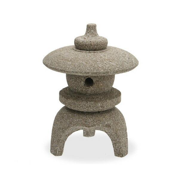 アクアリウム用品　sfset　_aqua　和風石材　灯篭　とうろう　大　和風　テラリウム　アクセサリー　アクア用品　流木　石　ストーンオブジェ　レイアウト　レイアウトストーン　石灯籠　金魚　枯山水　20150325　丸雪見　笠　直径１１ｃｍ...