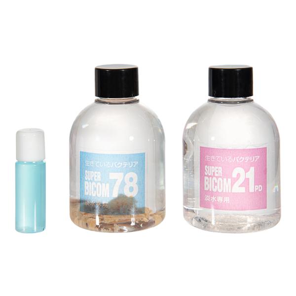 メーカー：ＢＩＣＯＭ アクアリウム用品　アクア用品　調整剤　バクテリア　バイコム　ＢＩＣＯＭ　淡水用　スーパーバイコム　スターターキット　１１０ｍｌ　定番コケ対策　水質を改善する　bicom_set　bicom_item　451069100...