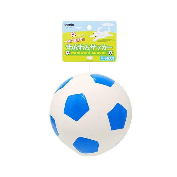 メーカー：スーパーキャット 犬用品　おもちゃ　ラバートーイ　スクウィーカー　スーパーキャット　わんわんサッカー　ブルー　20120420　ＩＳＹ　_dog　4973640091492　YPKCHK_019　supercatchoice_05...