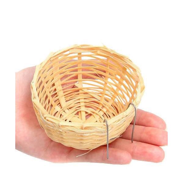 メーカー：ferplast 小動物　鳥　小鳥　ハウス　ｆｅｒｐｌａｓｔ　鳥用スバコ　ＰＡ４４５５　Φ８．６×５ｃｍ　小鳥の丸巣　巣箱・巣材　丸巣　皿巣　YMZ　20130926　ferplast_nest　_animal　801069003...
