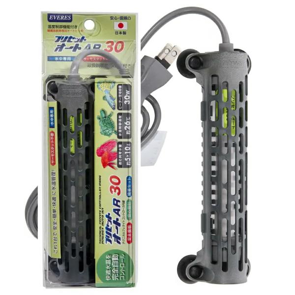 メーカー：エヴァリス アクアリウム用品　アクア用品　ヒーター　保温　エヴァリス　プリセットオートヒーター　ＡＲ３０Ｗ　オートヒーター　20131008　ＫＫ　heater_everes　4540150001282　aq2_evh1511　Ａ...