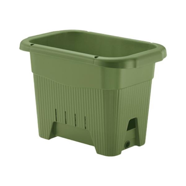 メーカー：リッチェル プランター　_gardening　4973655858936　水ラク菜園上手　４５型　グリーン　ガーデニング　園芸用品　野菜栽培　リッチェル　キュウリ　プチトマト　20150105　OKB　家庭菜園　ベランダ菜園　底面...