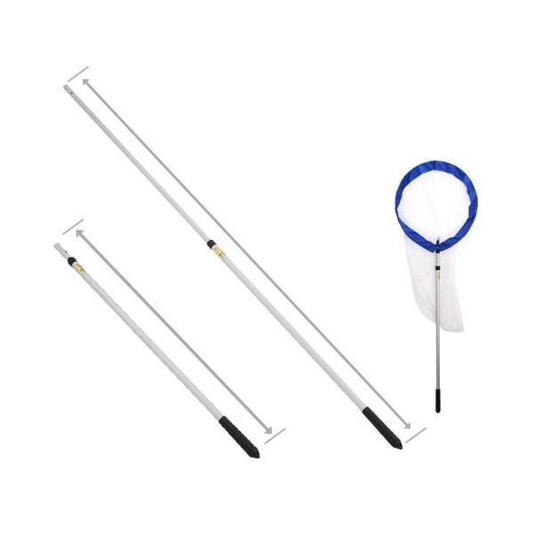 メーカー：エーワン アクアリウム用品　アクア用品　メンテナンス　網　伸縮　持ち運び　柄が伸びる　昆虫　魚網　採集　川遊び　エーワン　虫捕り　昆虫採集　虫捕り網　虫取り網　虫とり網　伸縮棒　20140503　YMZ　あみの棒　2段伸縮　B―1...