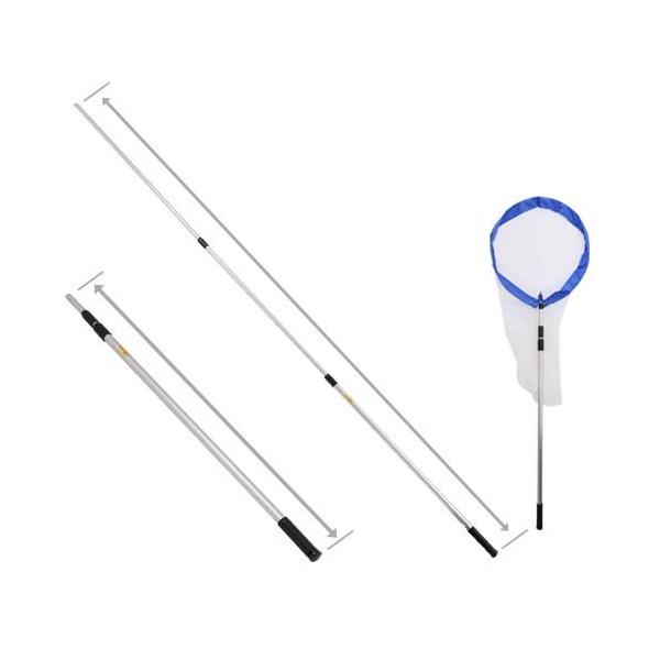 メーカー：エーワン アクアリウム用品　アクア用品　メンテナンス　伸縮　持ち運び　柄が伸びる　網　昆虫　魚網　採集　川遊び　磯遊び　エーワン　虫捕り　昆虫採集　虫捕り網　虫取り網　虫とり網　伸縮棒　20140503　YMZ　あみの棒　３段伸縮...