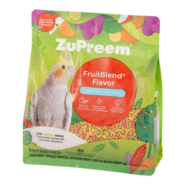 メーカー：ZuPreem 小動物　鳥　フード　Ｚｕｐｒｅｅｍ　ズプリーム　フルーツブレンド　Ｍ　オカメインコ用　２ｌｂ（約９０７ｇ）　0762177820200　_zupreem　size_unmeasure　餌　えさ　エサ　鳥の餌　ペレッ...