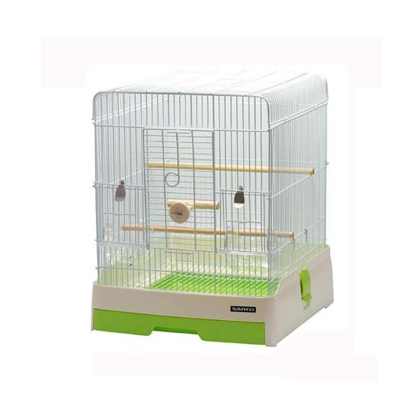 メーカー：三晃商会 minimalcages　鳥籠　_animal　sfset　小動物　鳥　インコ　ＳＡＮＫＯ　イージーホーム　バード　３７ＧＲ　手乗り　イージーホームバード　引き出し　三晃　サンコー　緑　グリーン　小鳥　ケージ　鳥かご　2...